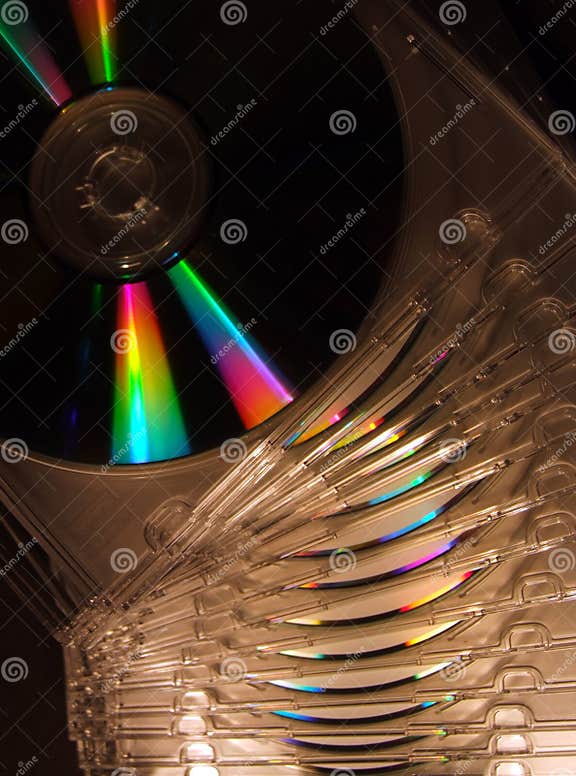 Cd Stack stock image. Image of data, circle, blank, info - 411623