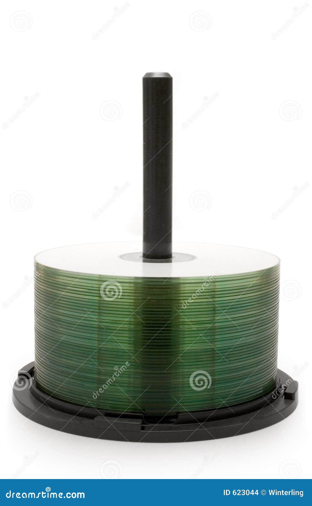 CD Stack (Side View) stock photo. Image of demo, backup - 623044