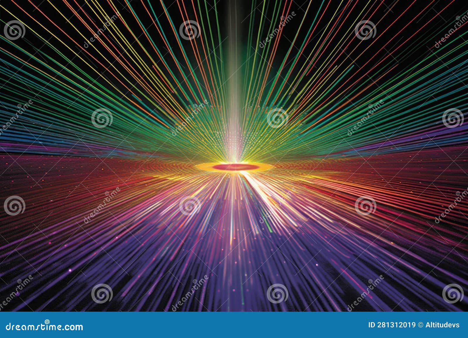 Cd Surface with Light Reflecting Rainbow Spectrum Patterns Stock ...