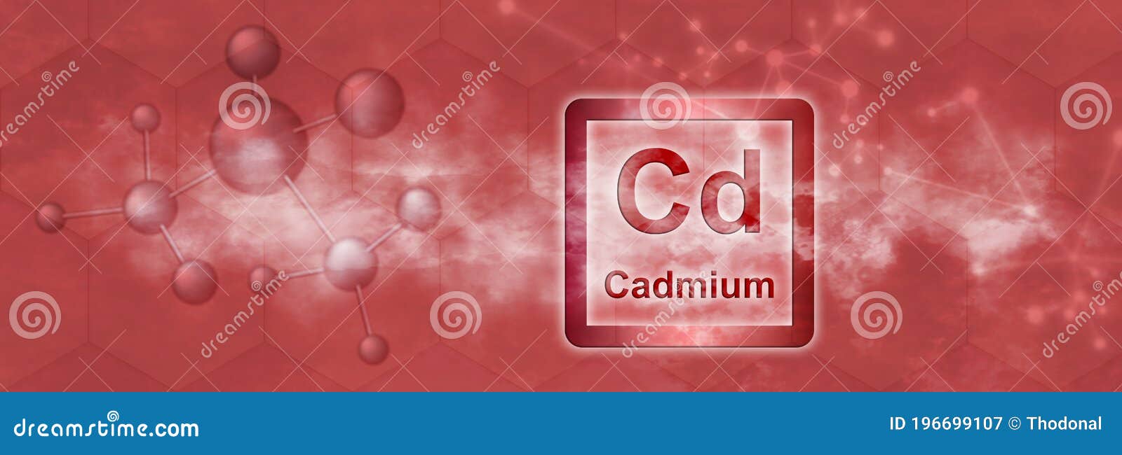 Cd Symbol. Cadmium Chemical Element Stock Illustration - Illustration ...