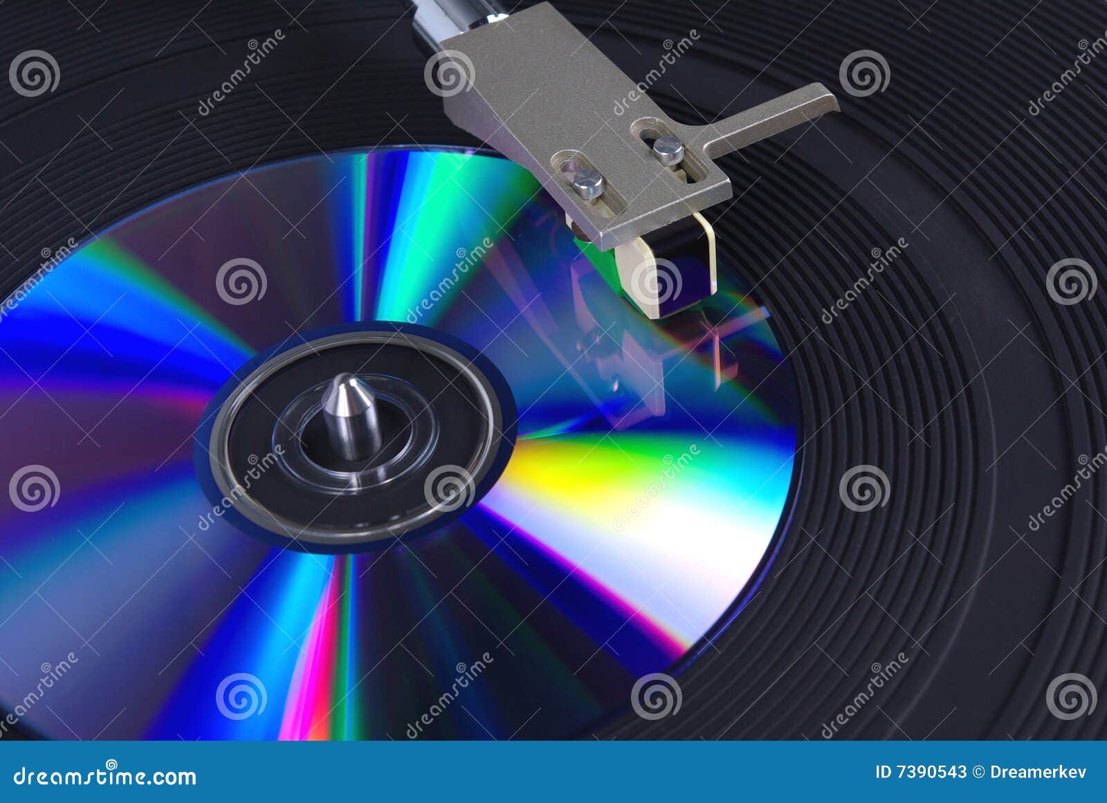 CD Turntable 1 stock image. Image of recording, disc, record - 7390543