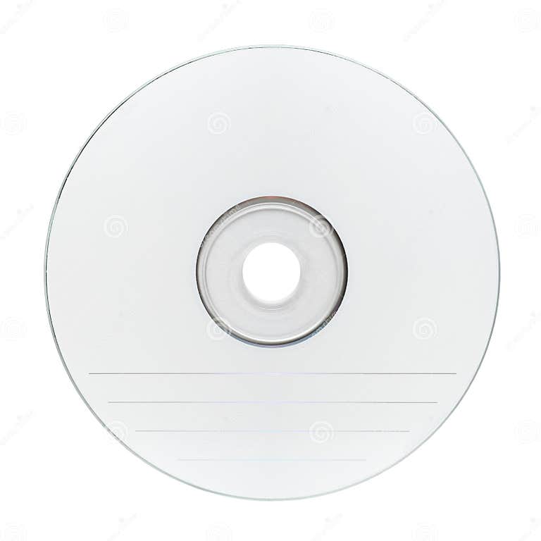 CD Vazio Do Compact Disc Isolado No Branco Foto de Stock - Imagem de ...