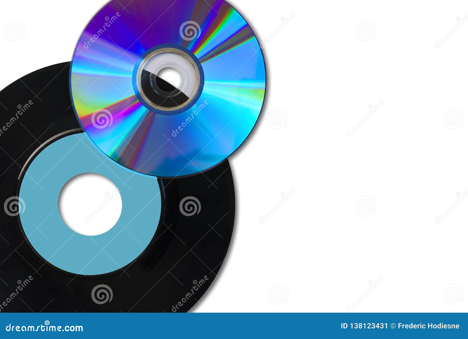 CD and vinyl single stock image. Image of multimedia - 138123431