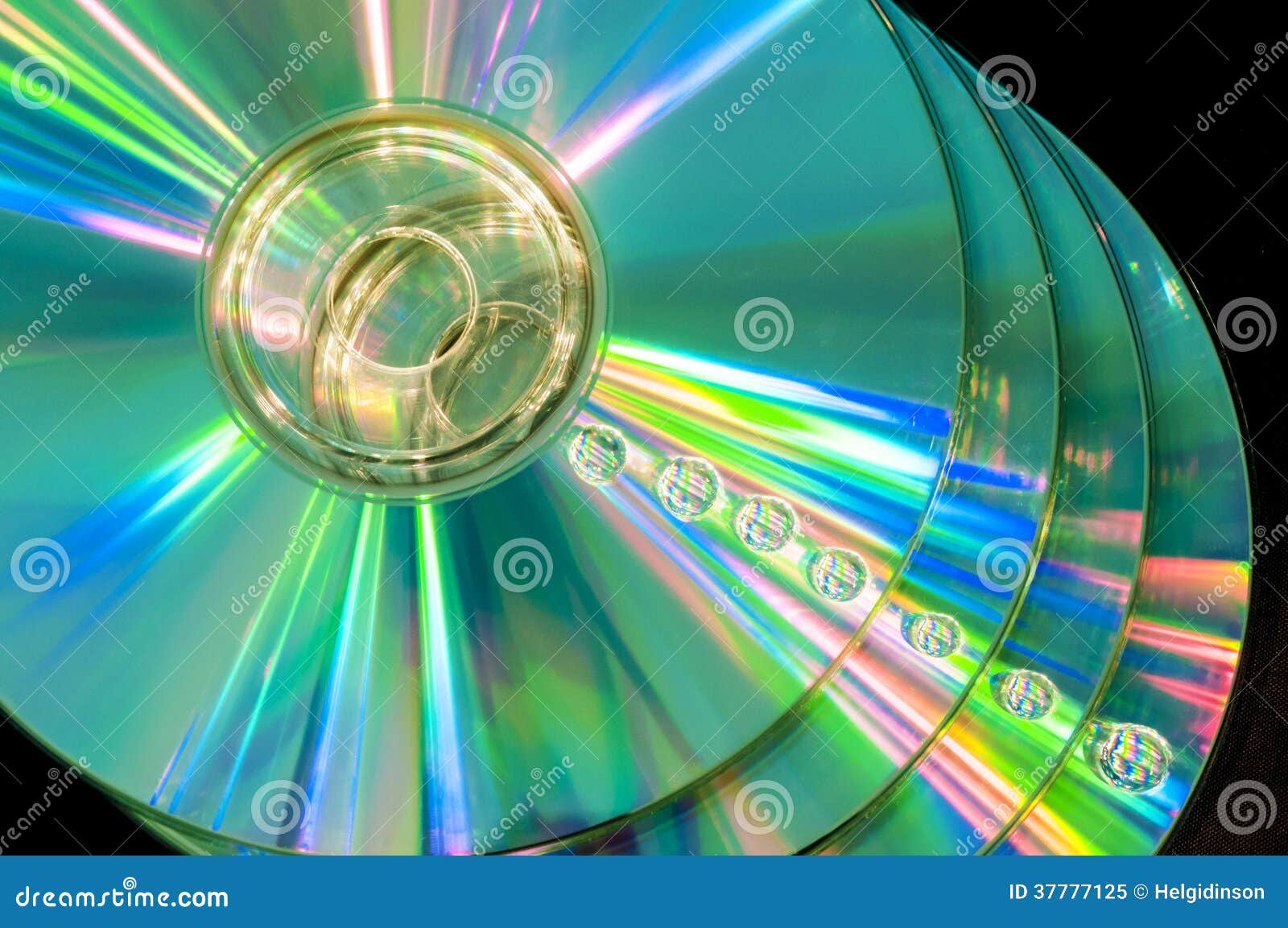 CD with water droplets stock image. Image of artistic - 37777125