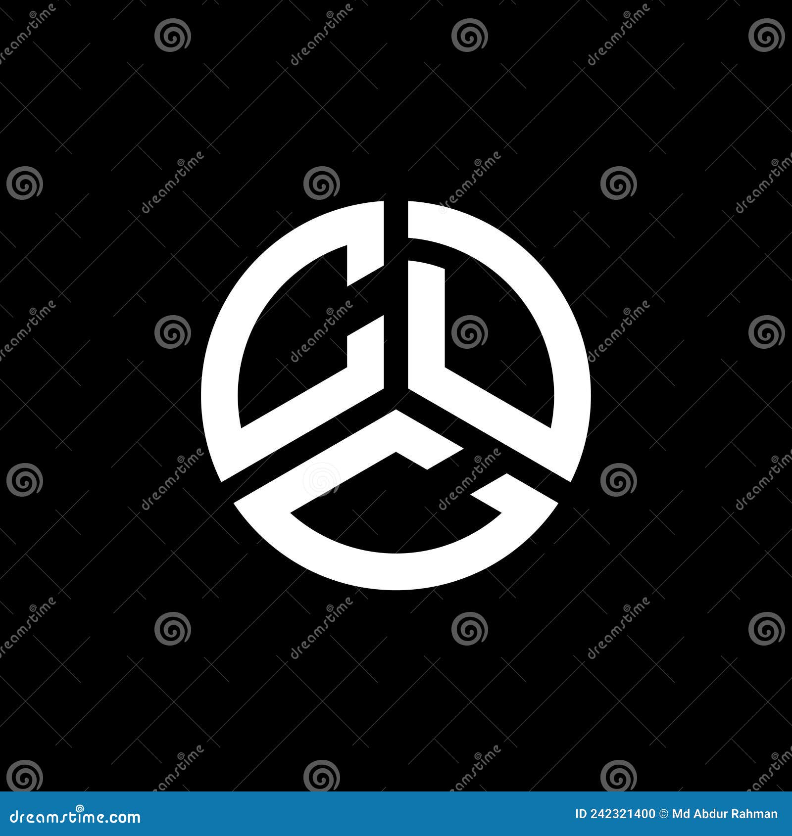 CDC Letter Logo Design on White Background. CDC Creative Initials ...