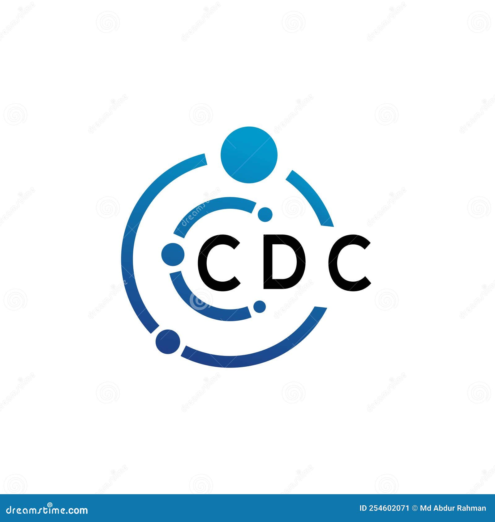 CDC Letter Logo Design on White Background. CDC Creative Initials ...