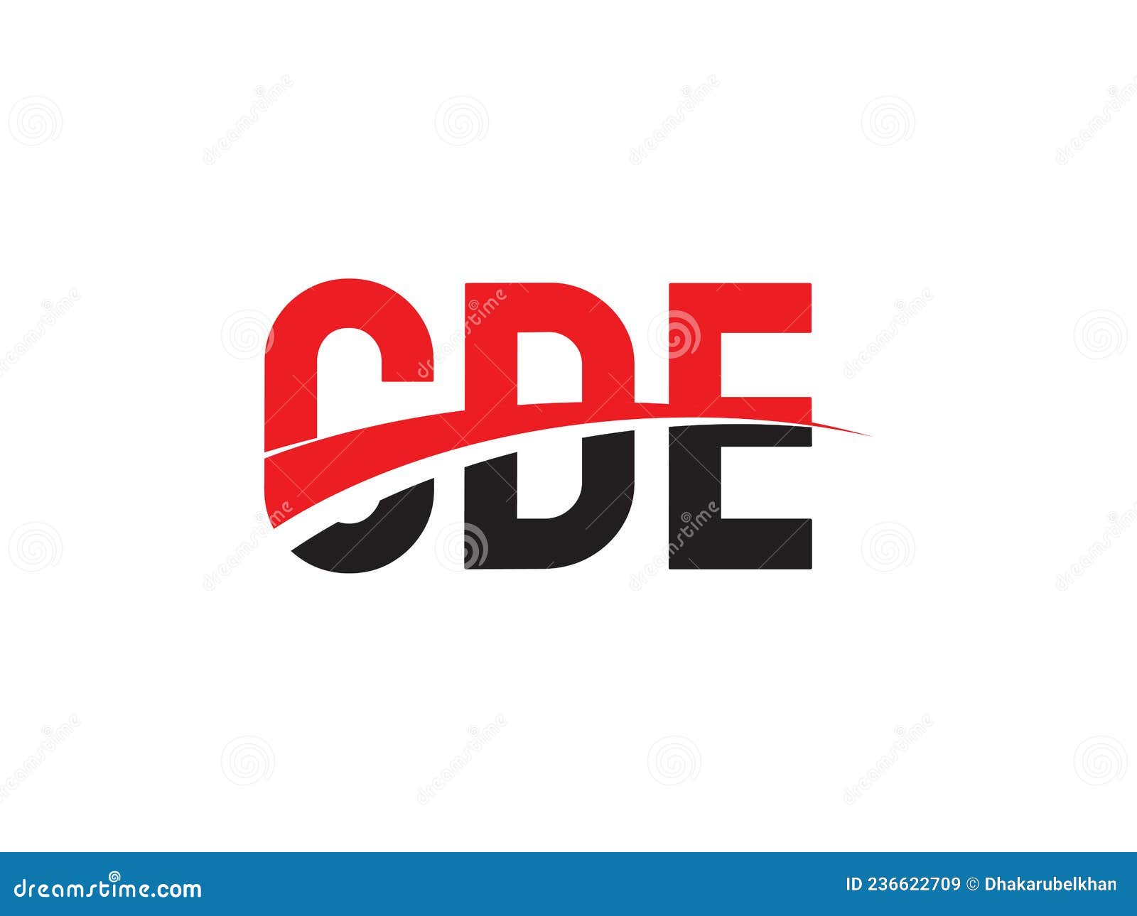 CDE Letter Initial Logo Design Vector Illustration Stock Vector ...
