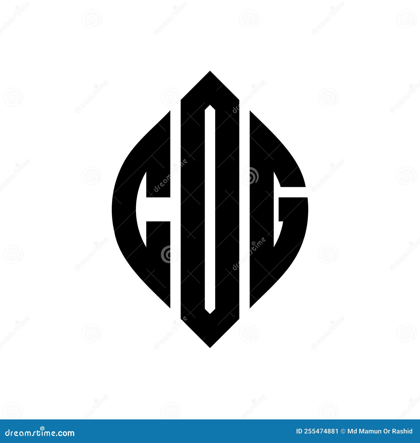 CDG Circle Letter Logo Design with Circle and Ellipse Shape. CDG ...