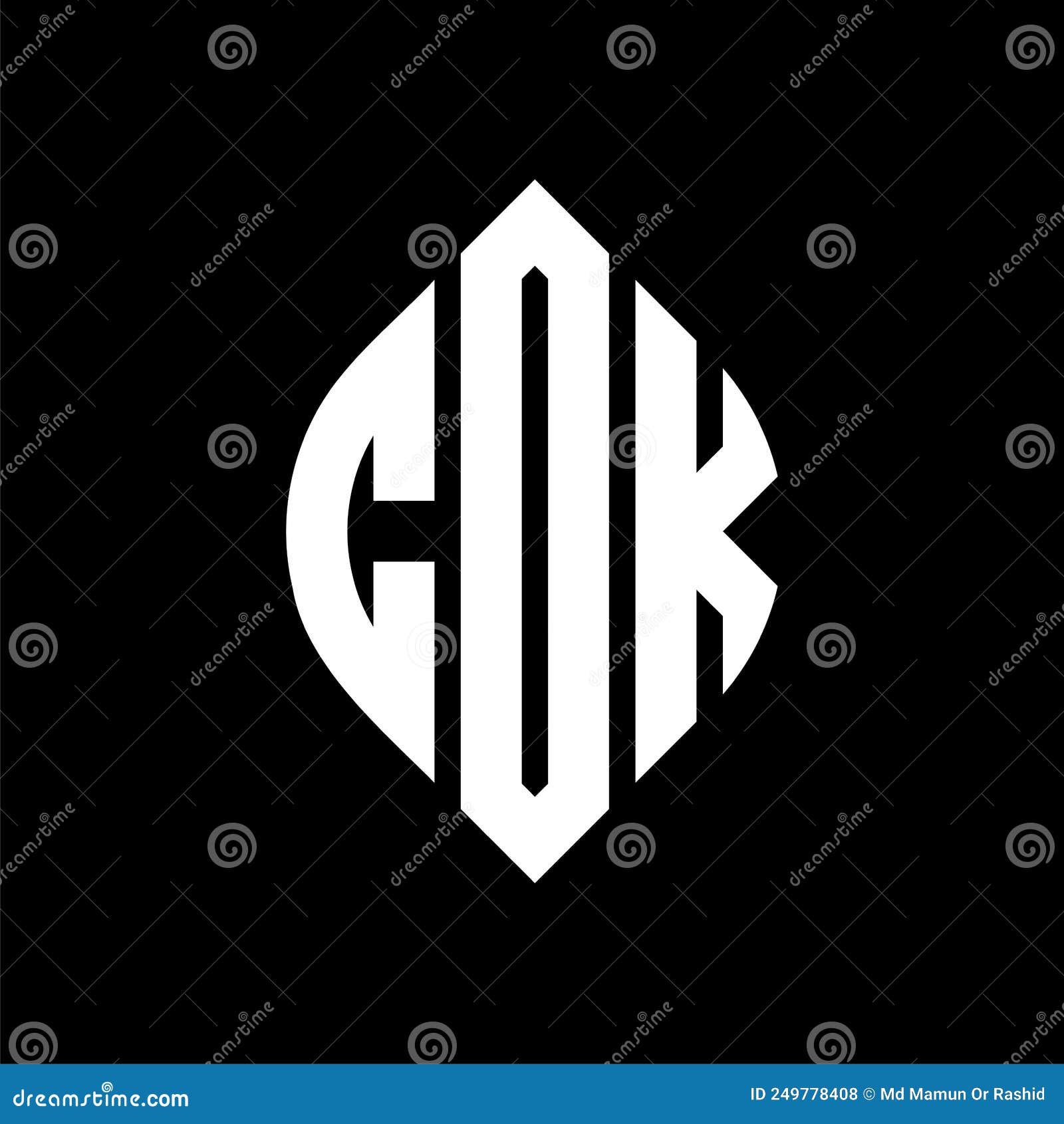 CDK Circle Letter Logo Design with Circle and Ellipse Shape. CDK ...