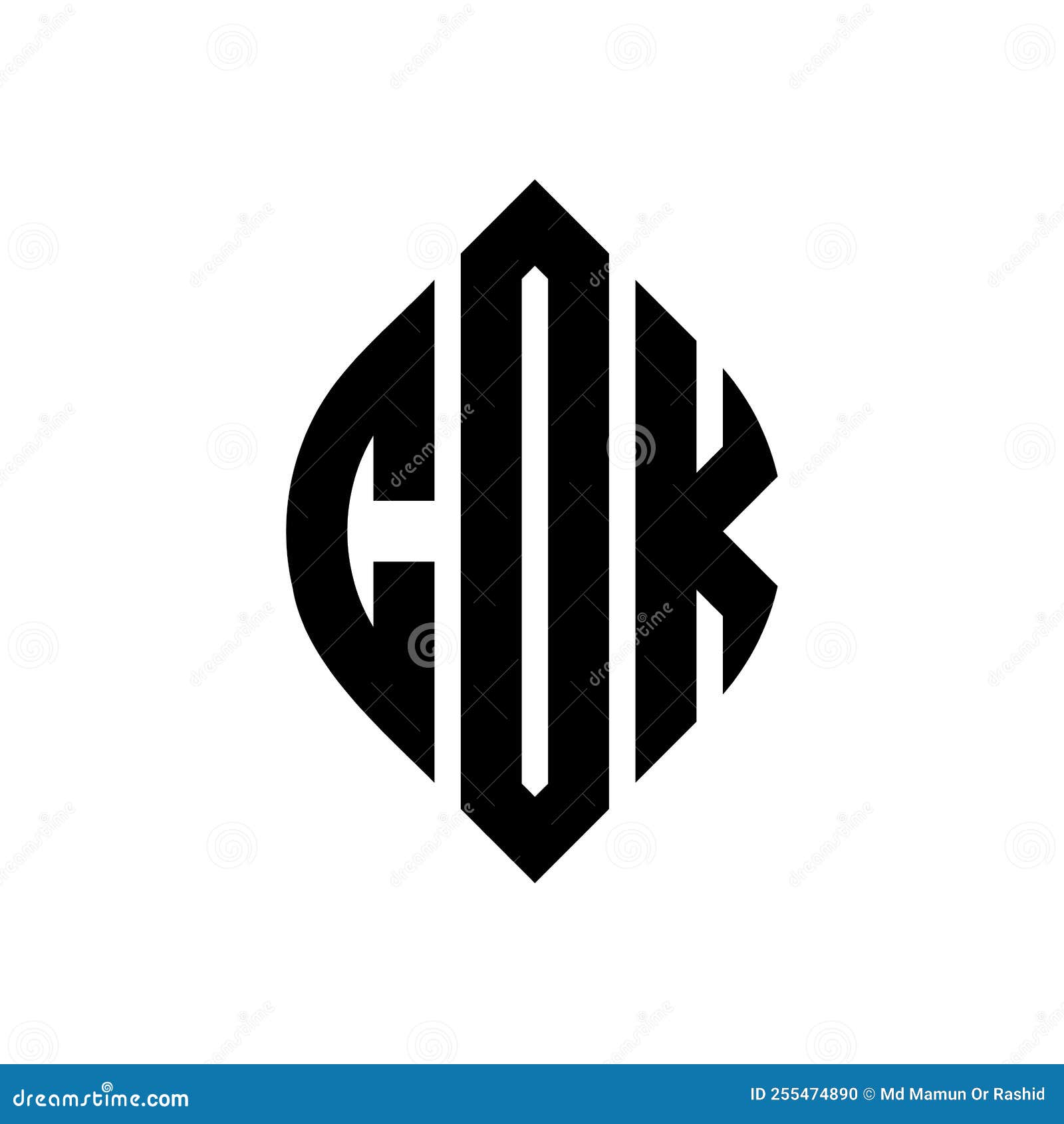 CDK Circle Letter Logo Design with Circle and Ellipse Shape. CDK ...
