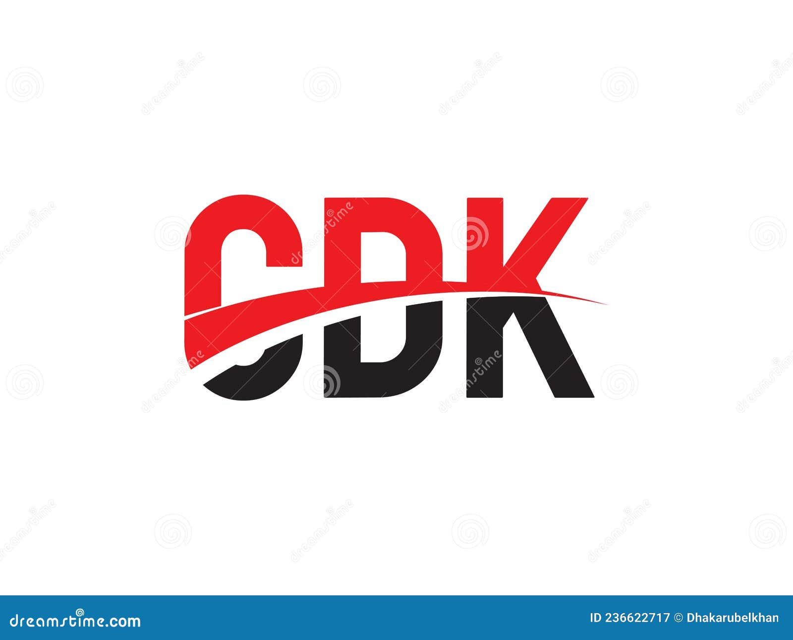 CDK Letter Initial Logo Design Vector Illustration Stock Vector ...