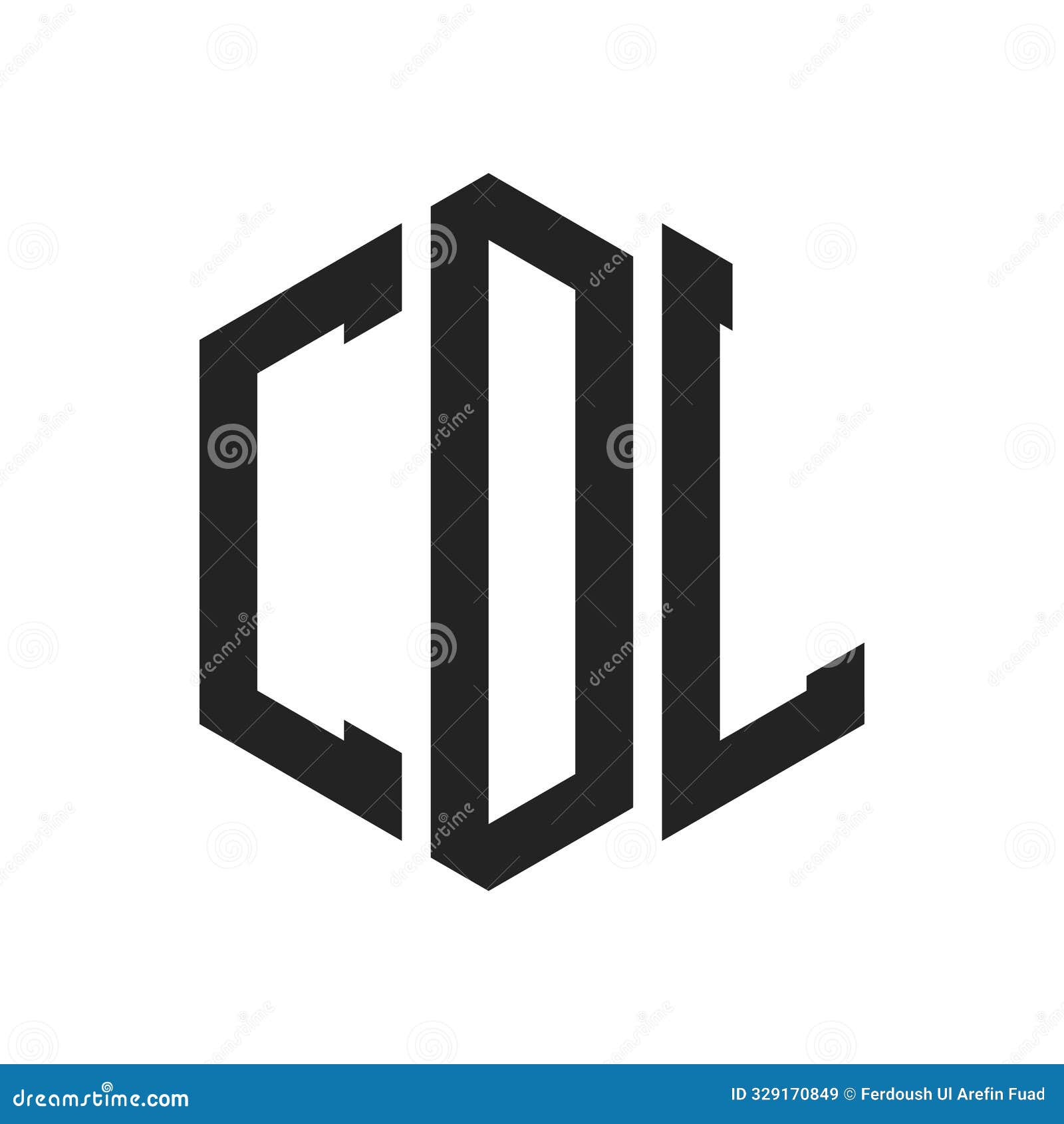 CDL Logo Design. Initial Letter CDL Monogram Logo Using Hexagon Shape ...