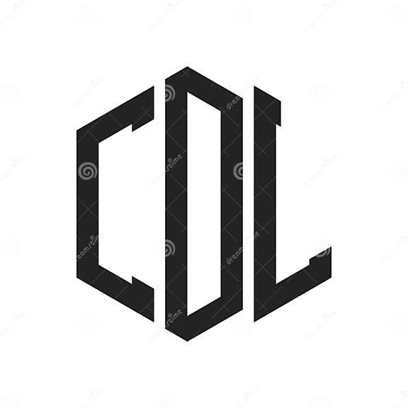 CDL Logo Design. Initial Letter CDL Monogram Logo Using Hexagon Shape ...