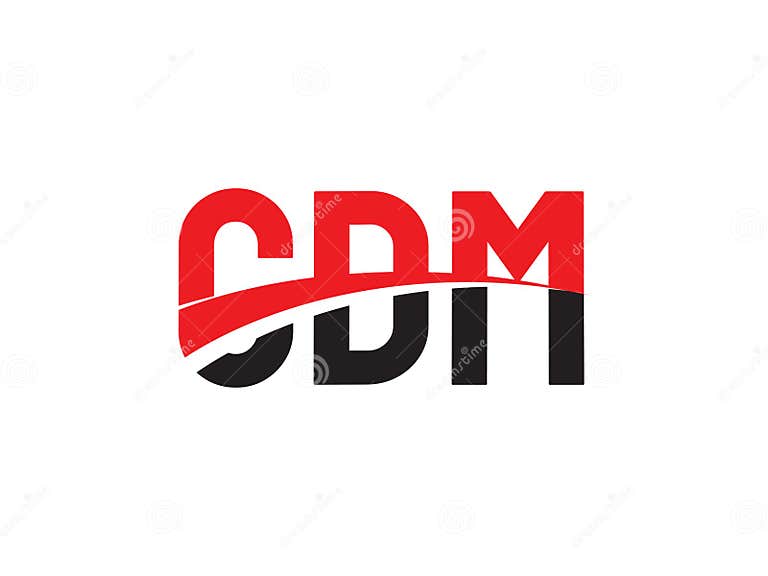CDM Letter Initial Logo Design Vector Illustration Stock Vector ...
