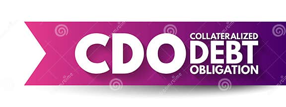 CDO Collateralized Debt Obligation - Type of Structured Asset-backed ...