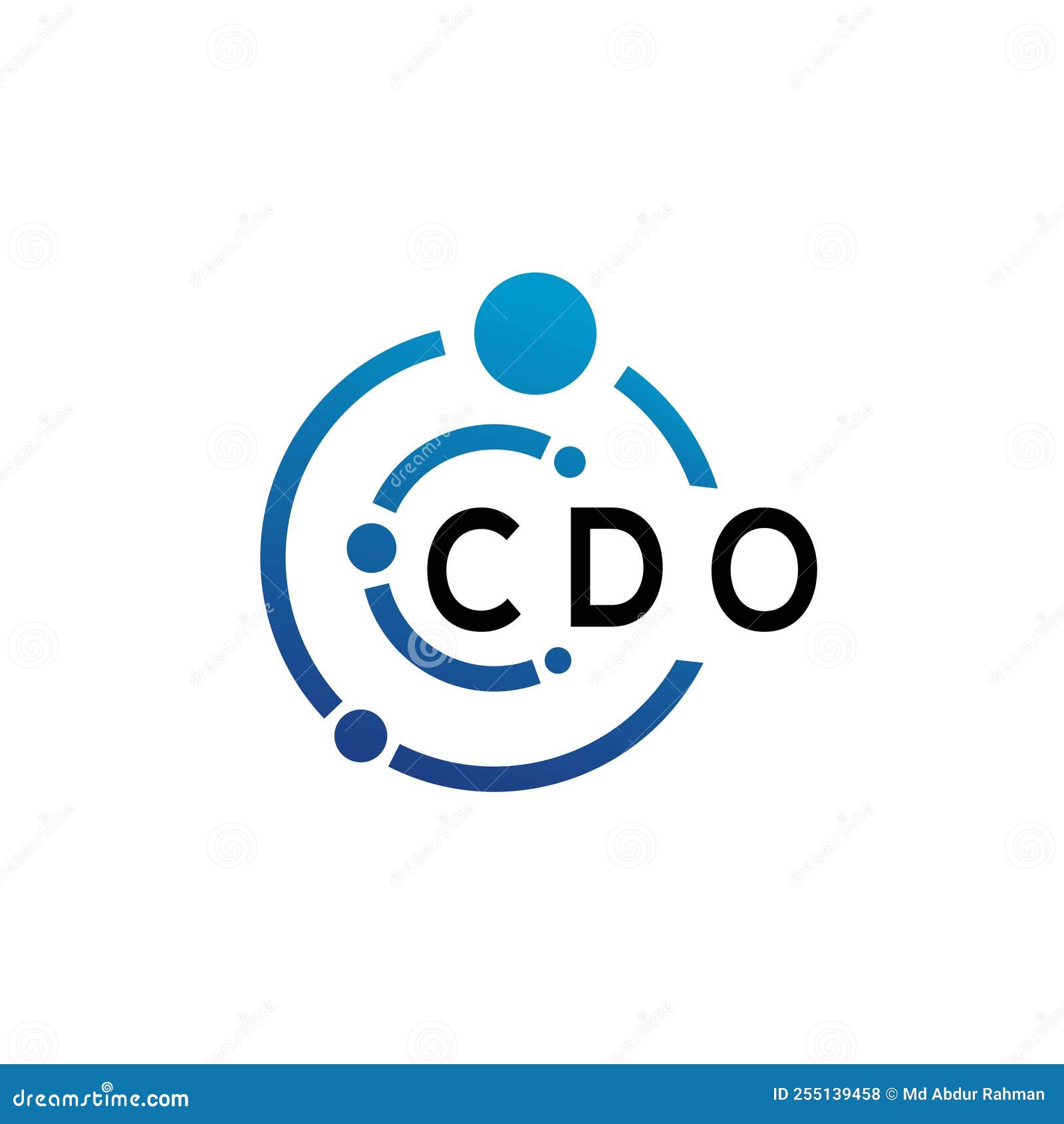 CDO Letter Logo Design on White Background. CDO Creative Initials ...