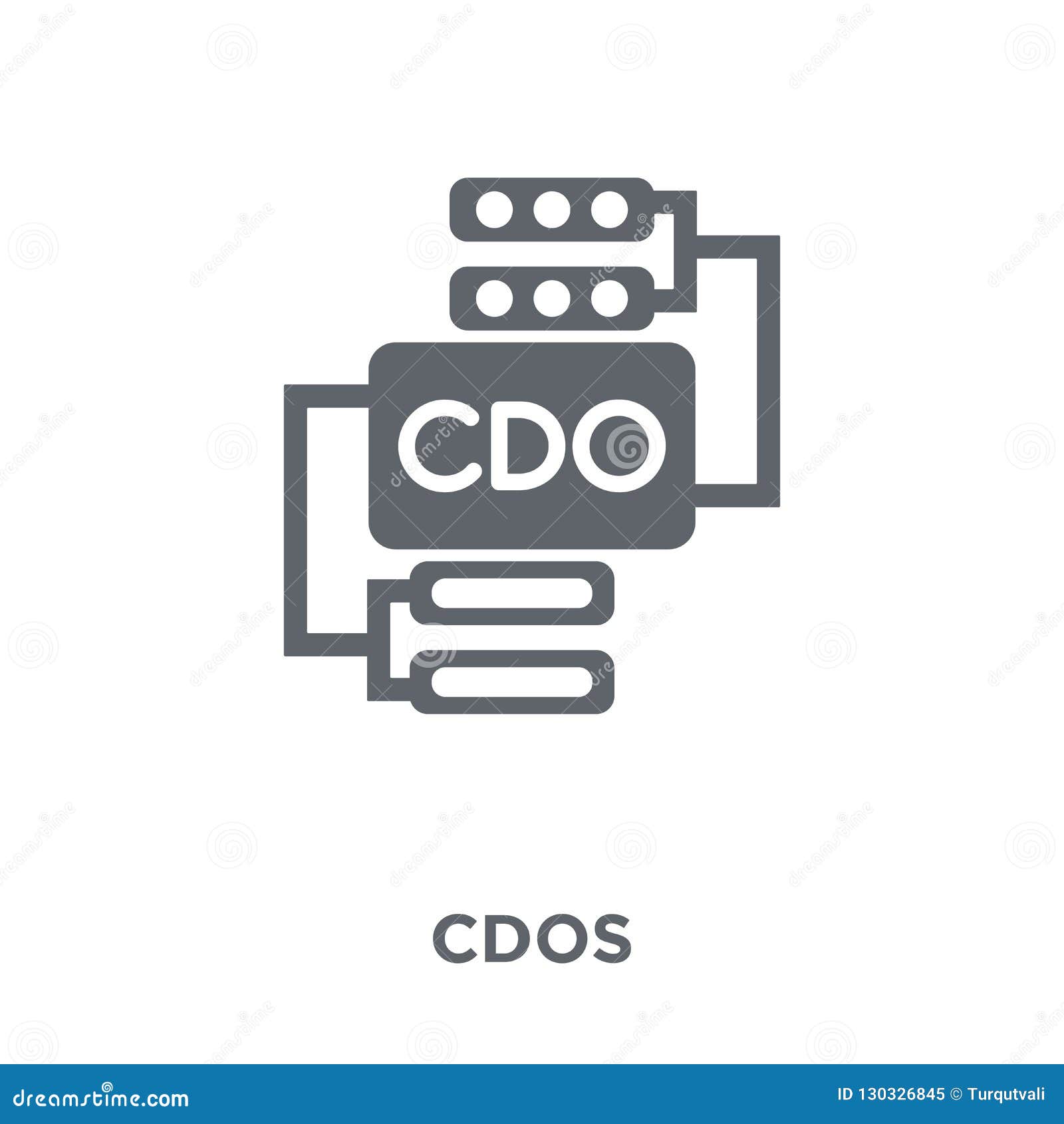 CDOs Icon. Trendy CDOs Logo Concept On White Background From Bus ...