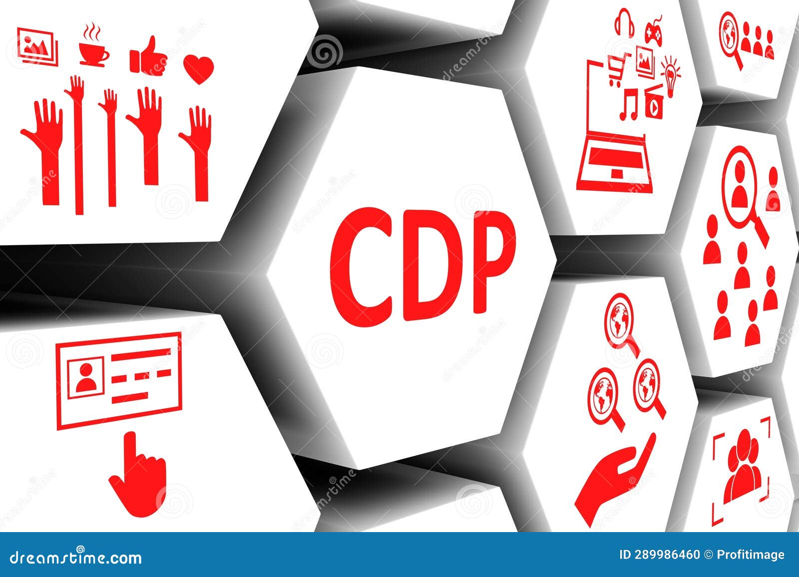 CDP Concept Cell Background 3d Stock Illustration - Illustration of ...