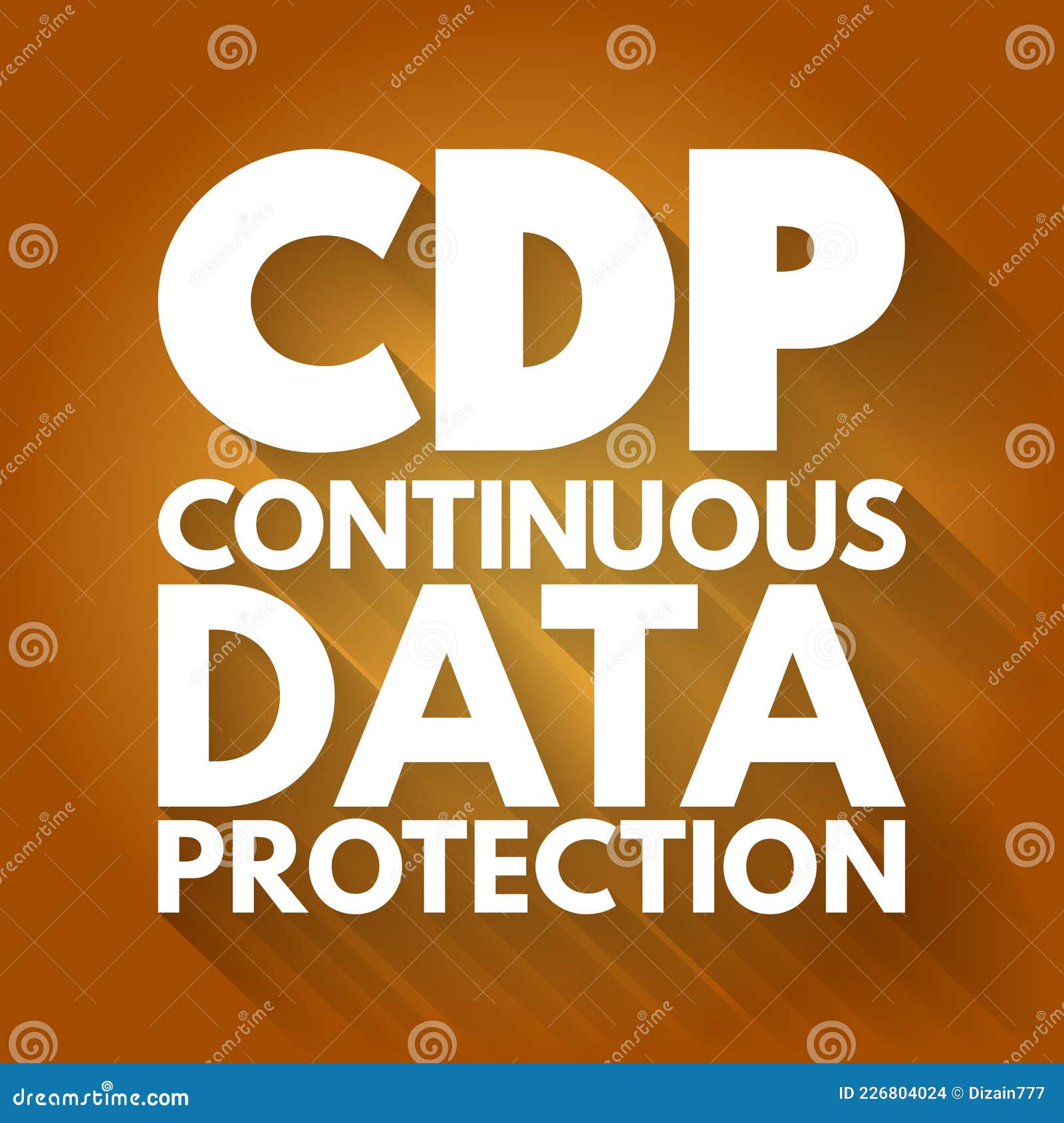 CDP, Continuous Data Protection. Concept With Keyword, People And Icons ...
