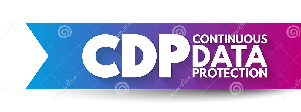 Cdp Continuous Data Protection Refers To Backup Of Computer Data By Automatically Saving A