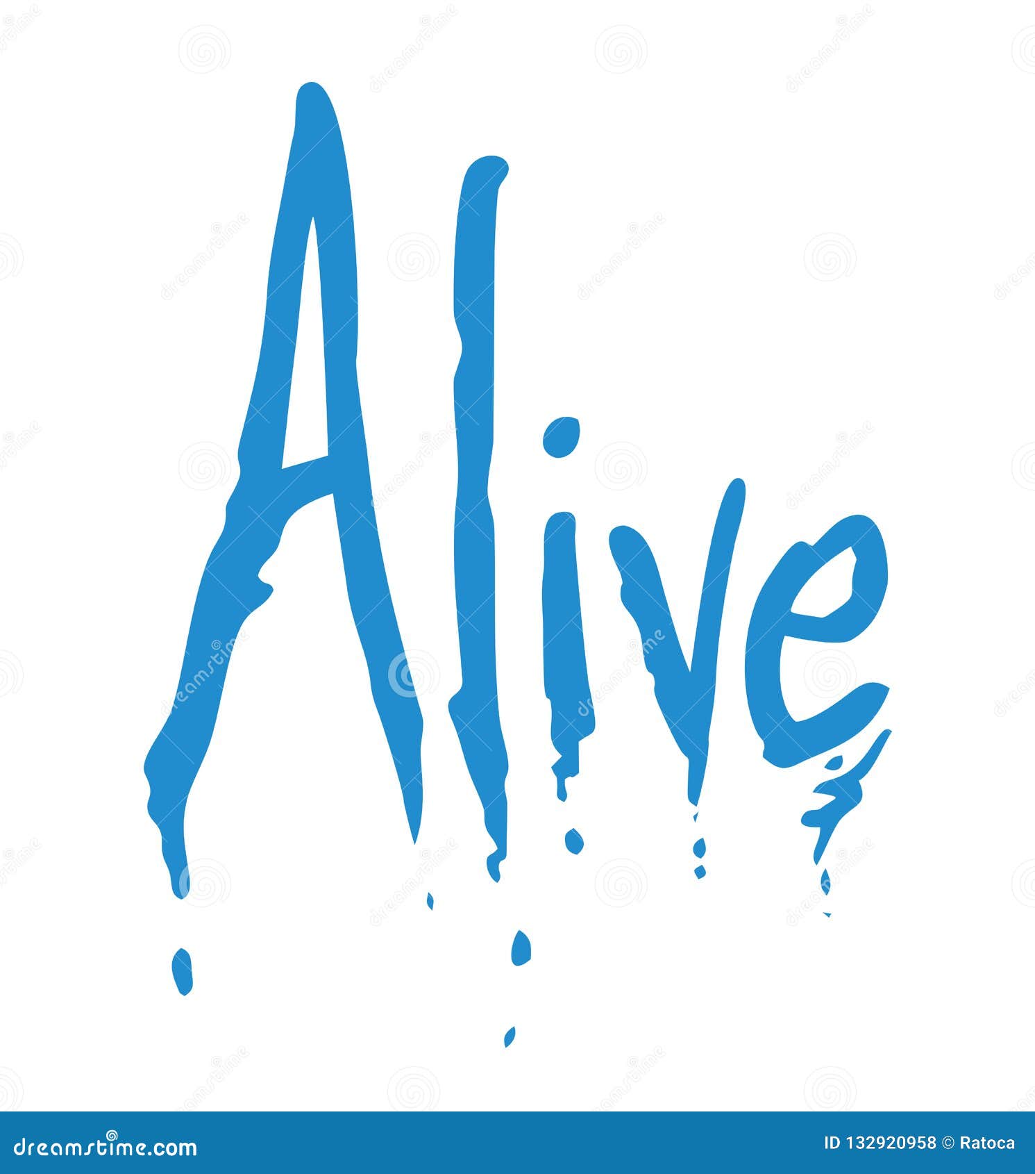 Alive symbol design stock vector. Illustration of message - 132920958
