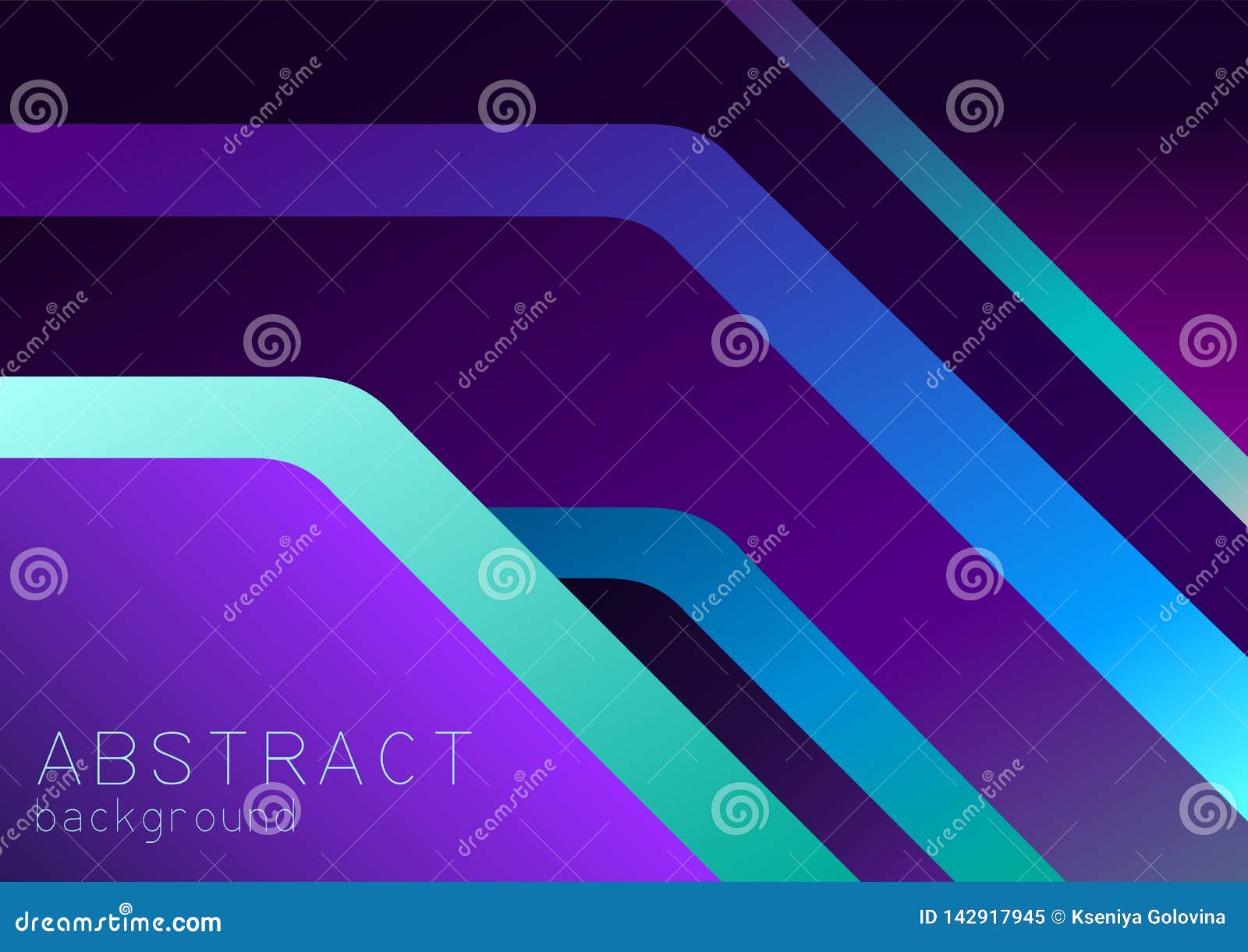 Abstract Purple, Violet and Blue Background with 3d Overlap, Neon ...
