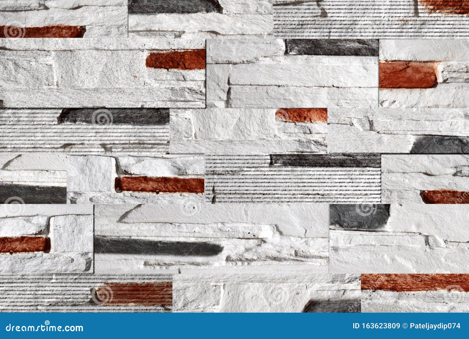 Wall Elevation Design Stone Stock Illustration - Illustration of wall ...