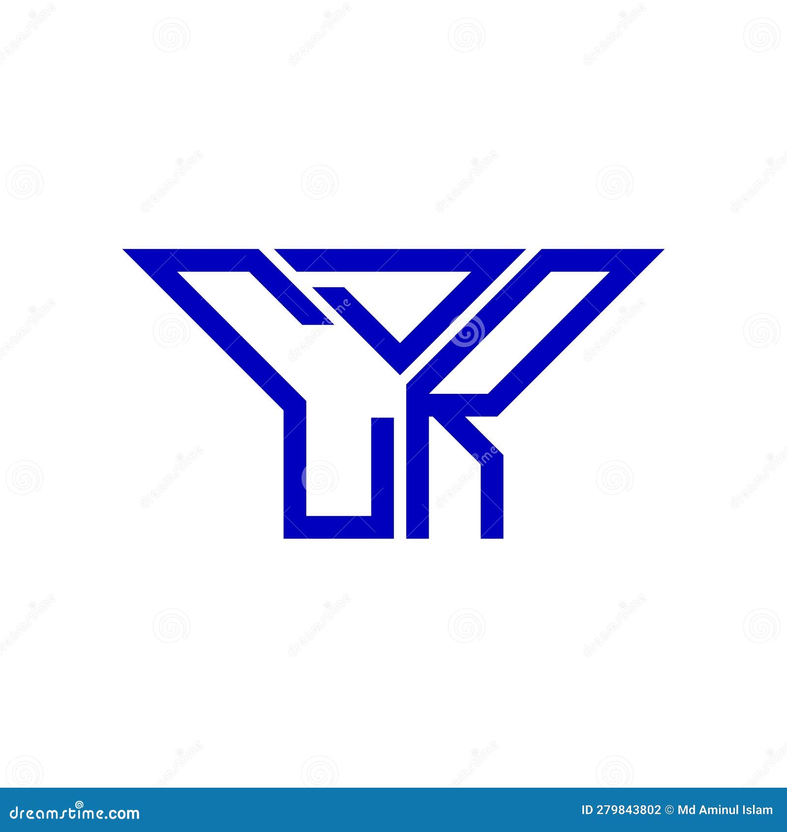 CDR Letter Logo Creative Design with Vector Graphic, CDR Stock Vector ...