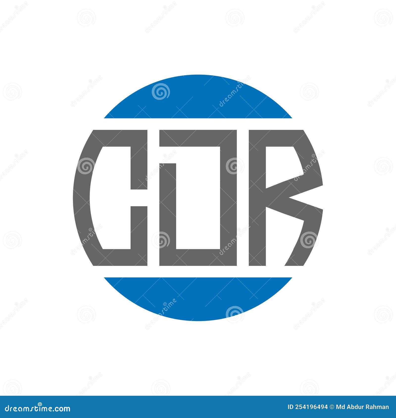 CDR Letter Logo Design on White Background. CDR Creative Initials ...