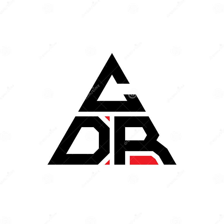 CDR Triangle Letter Logo Design with Triangle Shape. CDR Triangle Logo ...