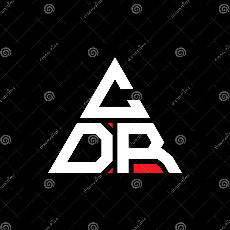 CDR Triangle Letter Logo Design with Triangle Shape. CDR Triangle Logo ...