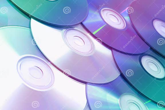 CDs stock photo. Image of blue, light, abstract, disc - 5376586