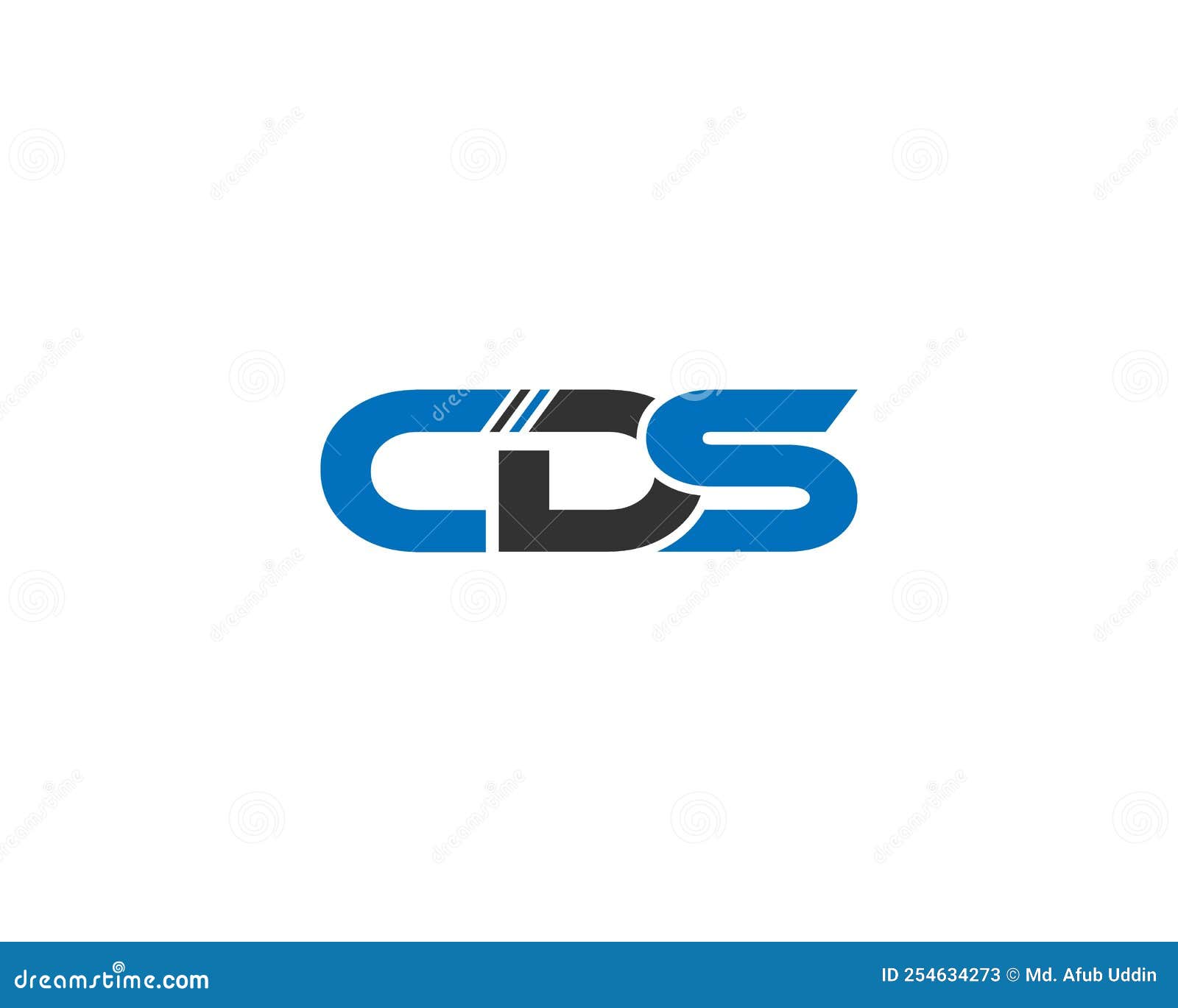 CDS Letter Logo Design Vector Stock Vector - Illustration of diagram ...