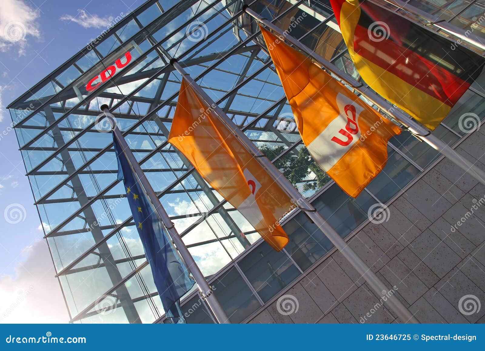 CDU Building editorial image. Image of union, modern - 23646725