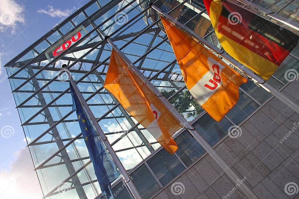 CDU Building editorial image. Image of union, modern - 23646725