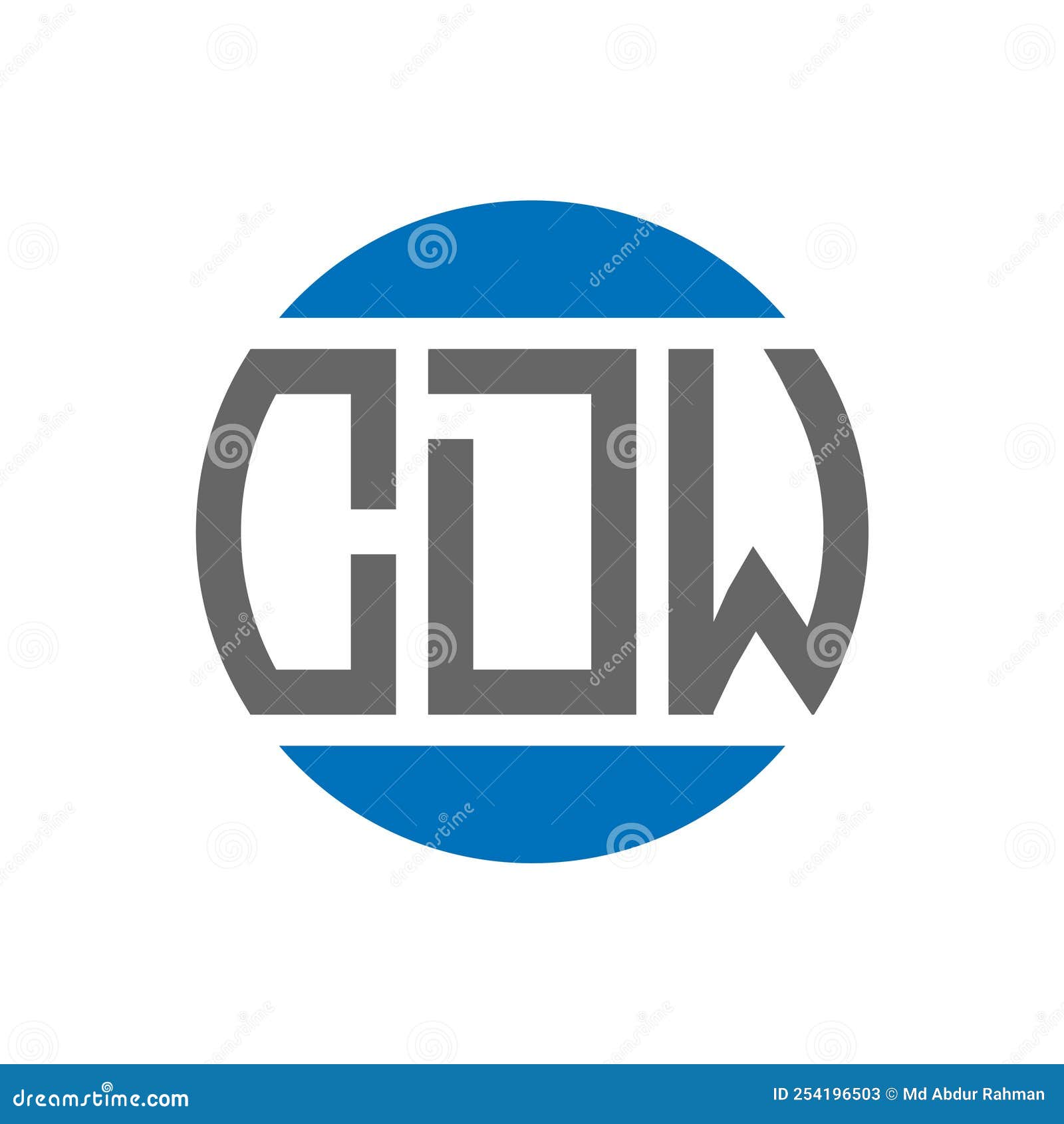 CDW Letter Logo Design on White Background. CDW Creative Initials ...