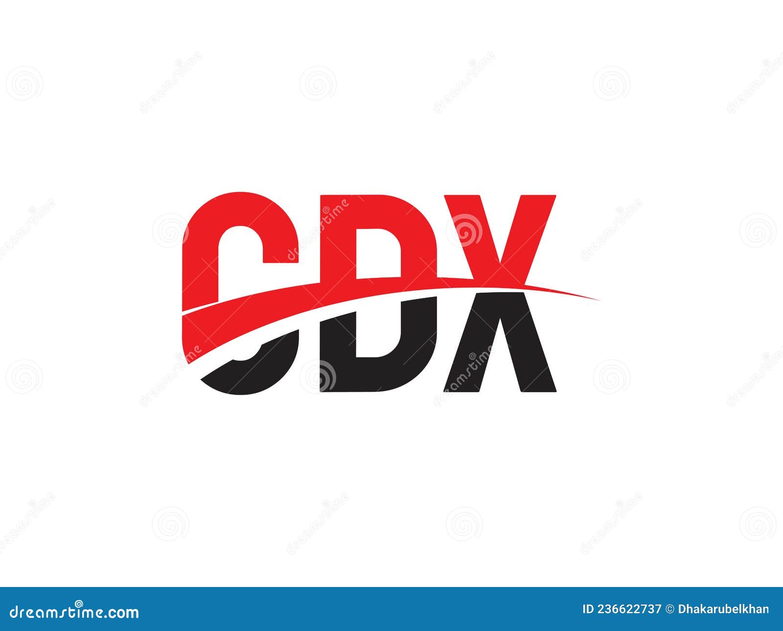 CDX Letter Initial Logo Design Vector Illustration Stock Vector ...