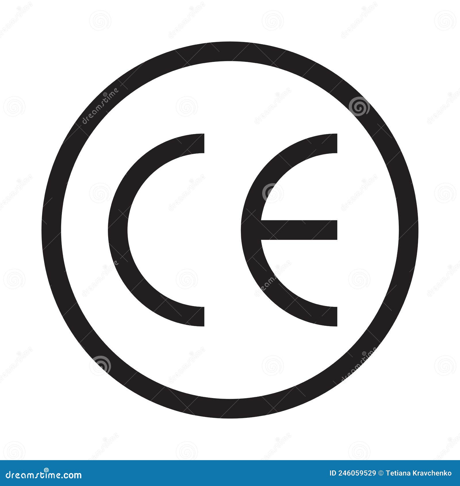 Ce Icon for Packaging Design. Quality Design Element. Logo Symbol ...