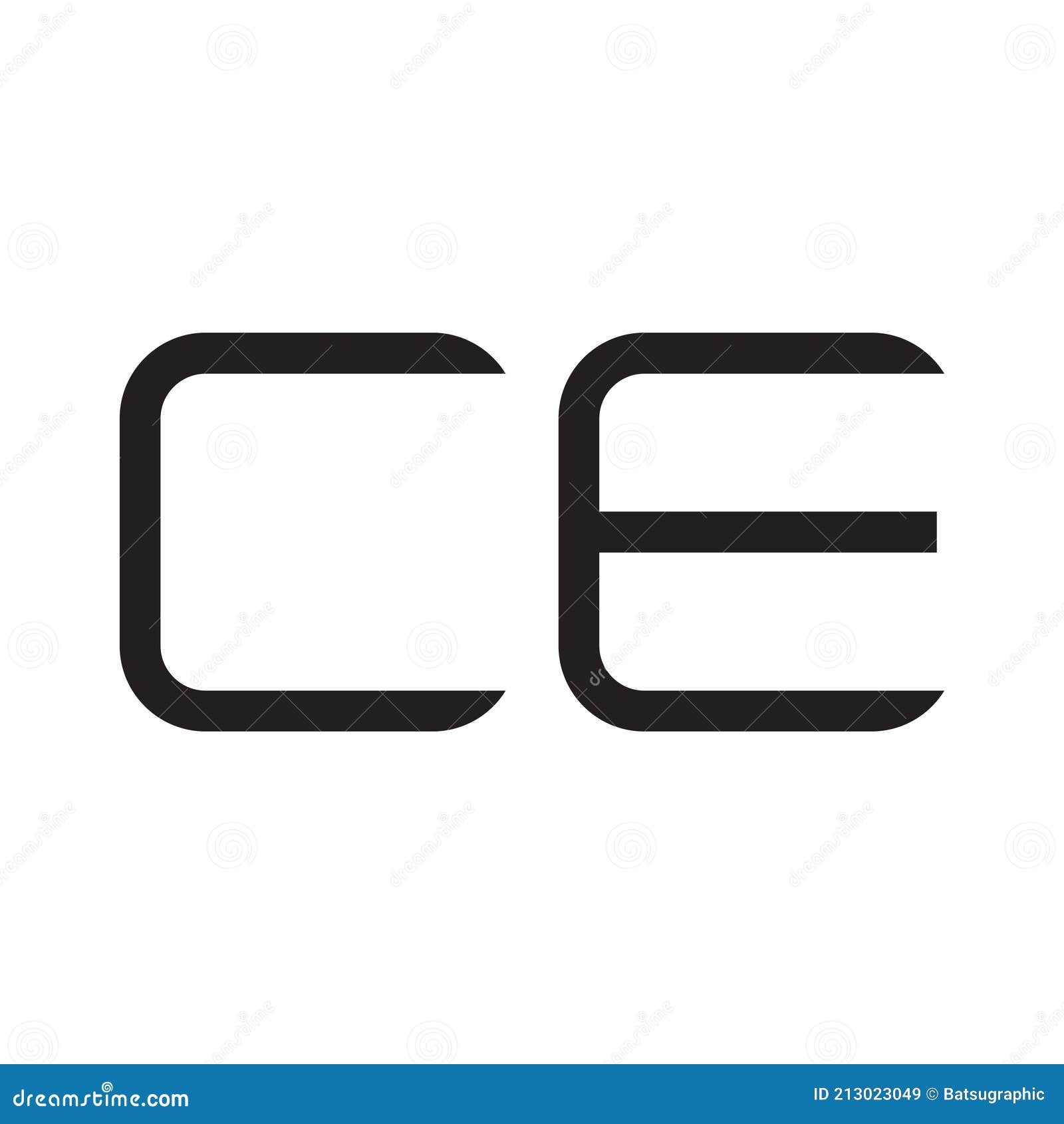 Ce Initial Letter Vector Logo Icon Stock Vector - Illustration of ...