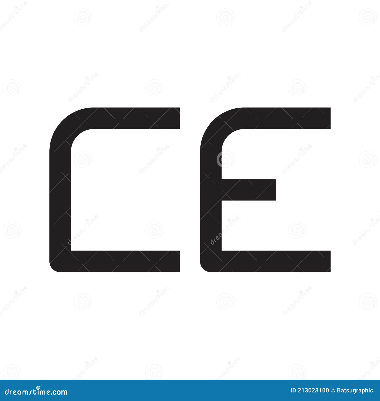 Ce Initial Letter Vector Logo Icon Stock Vector - Illustration of ...
