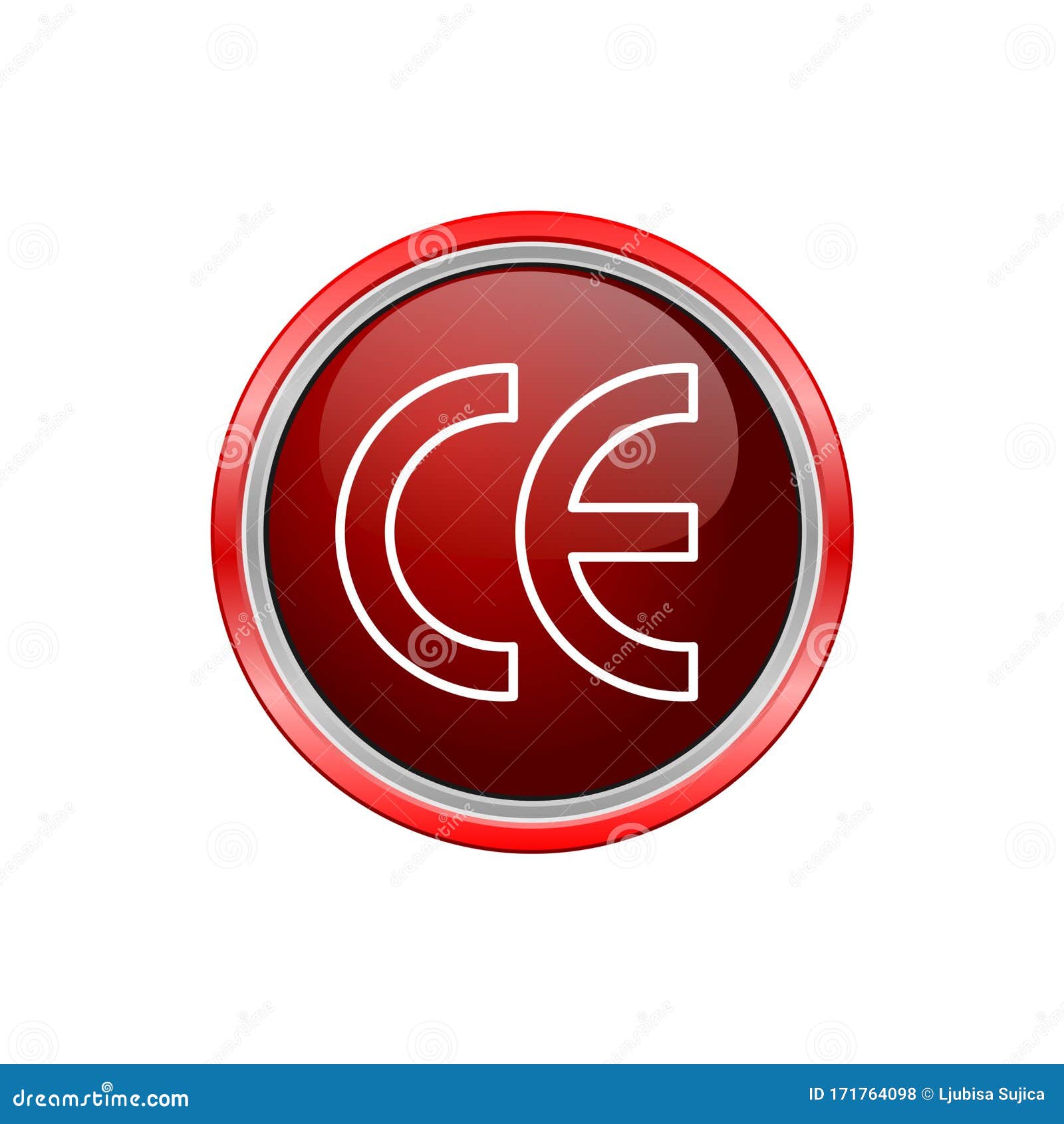 CE Mark sign stock vector. Illustration of graphic, icon - 171764098