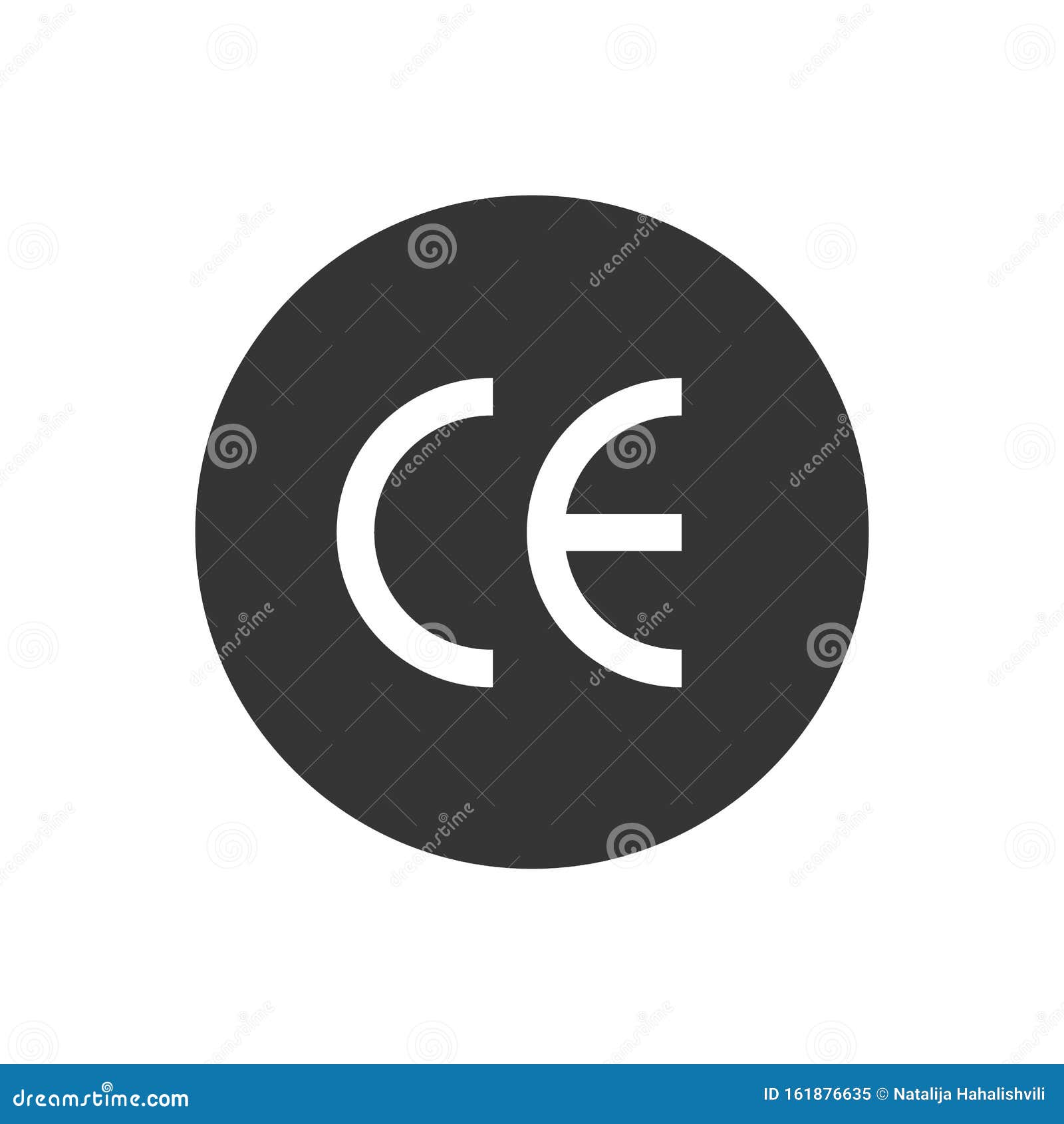 CE Mark Symbol. CE Symbol Icon. Stock Vector - Illustration of flat ...