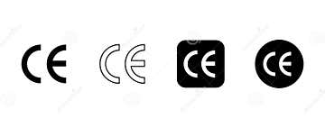 CE Mark, CE Symbol Isolated on White Background. Vector Illustration ...