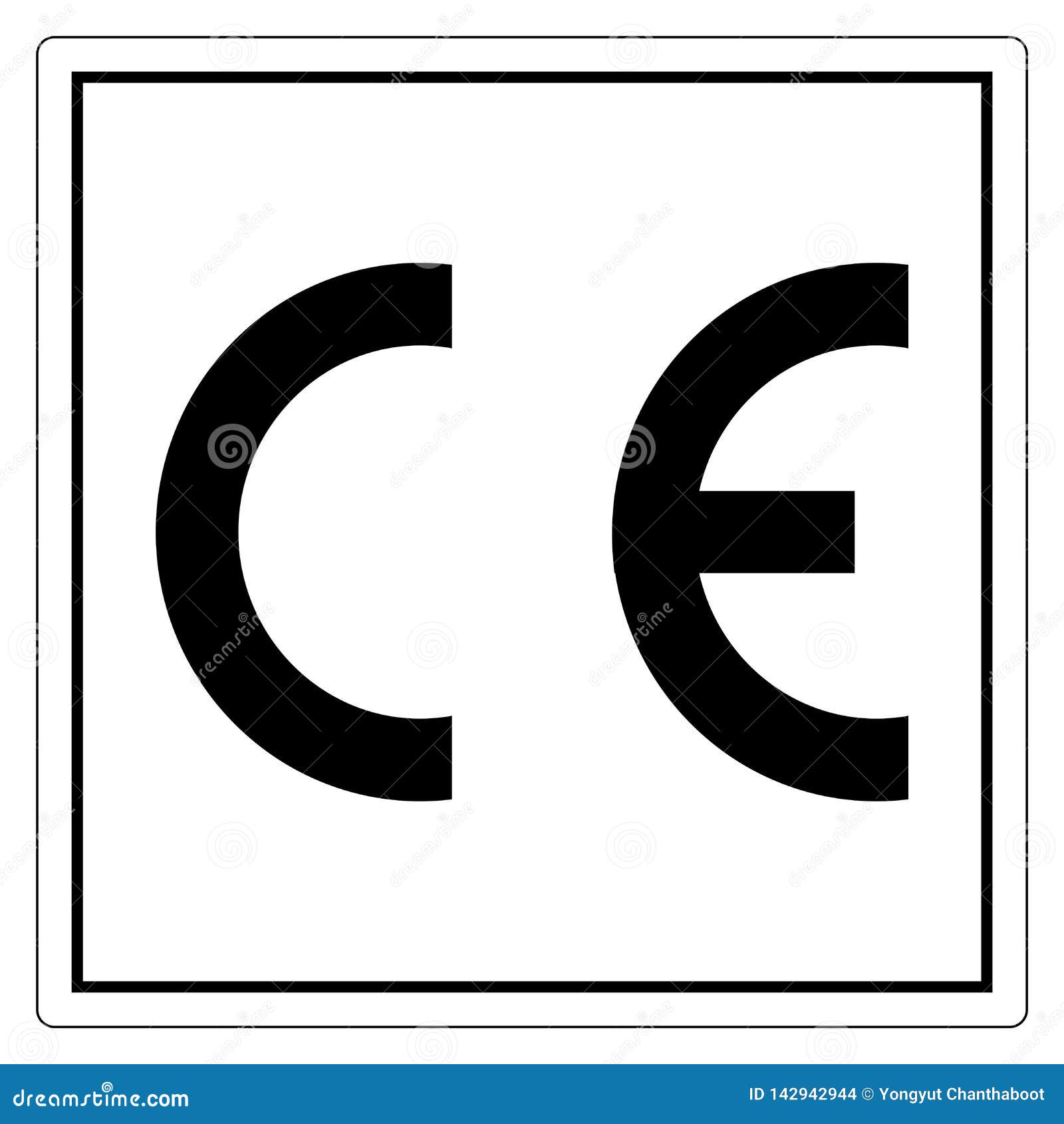 CE Mark Symbol Sign, Vector Illustration, Isolate on White Background ...