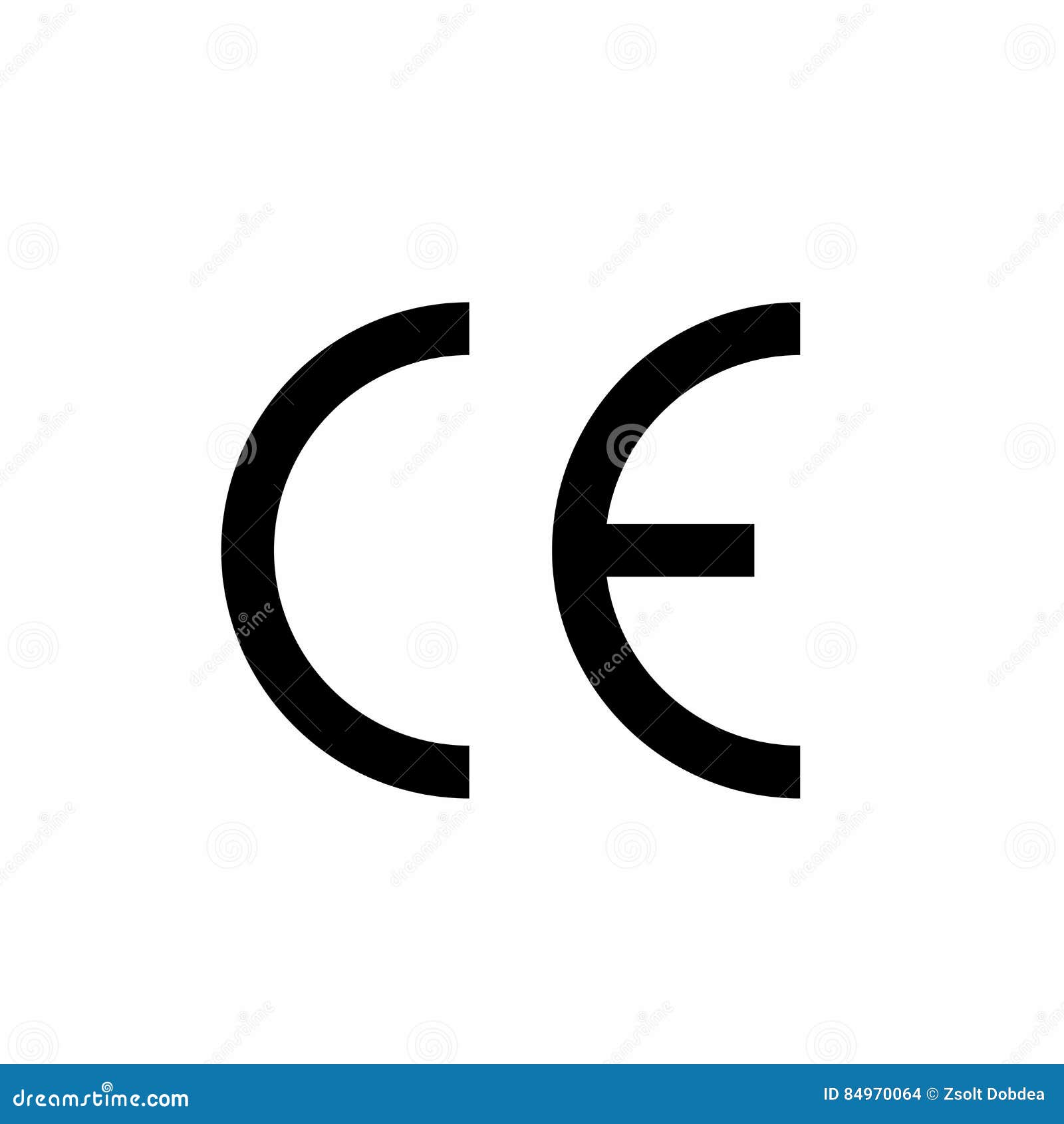 CE Mark Symbol Vector Design Stock Vector - Illustration of market ...