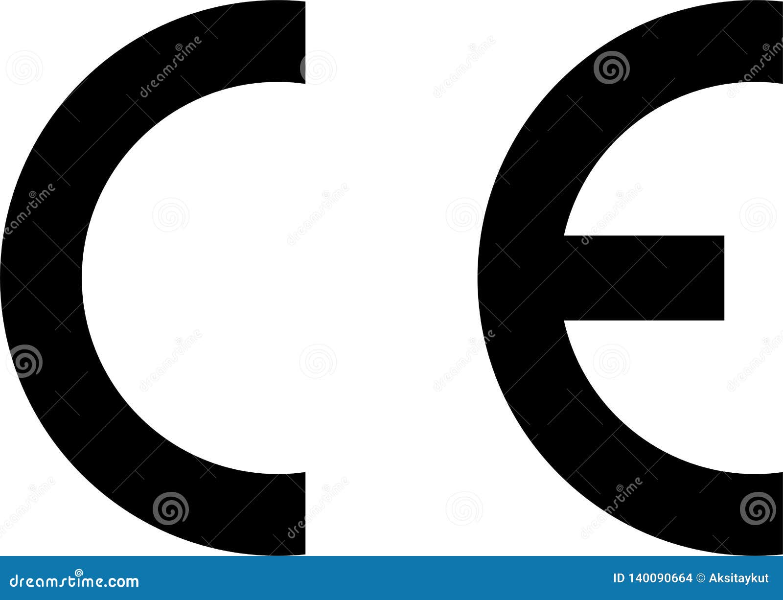 CE mark logo icon editorial stock image. Illustration of european ...