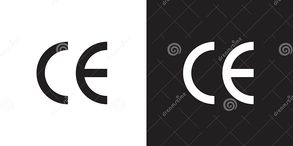 CE Marking Icon Vector in Clipart Concept Stock Vector - Illustration ...