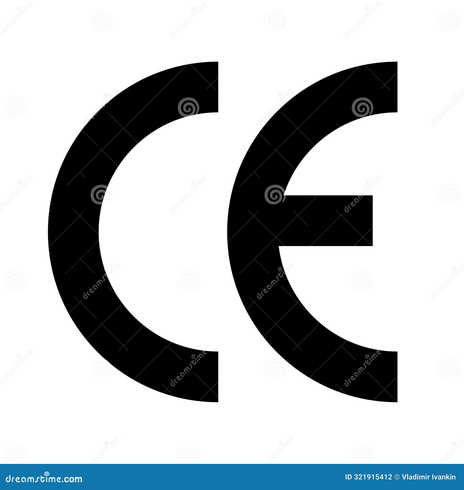 CE Pictogram Black Color Flat Style Stock Vector - Illustration of icon ...