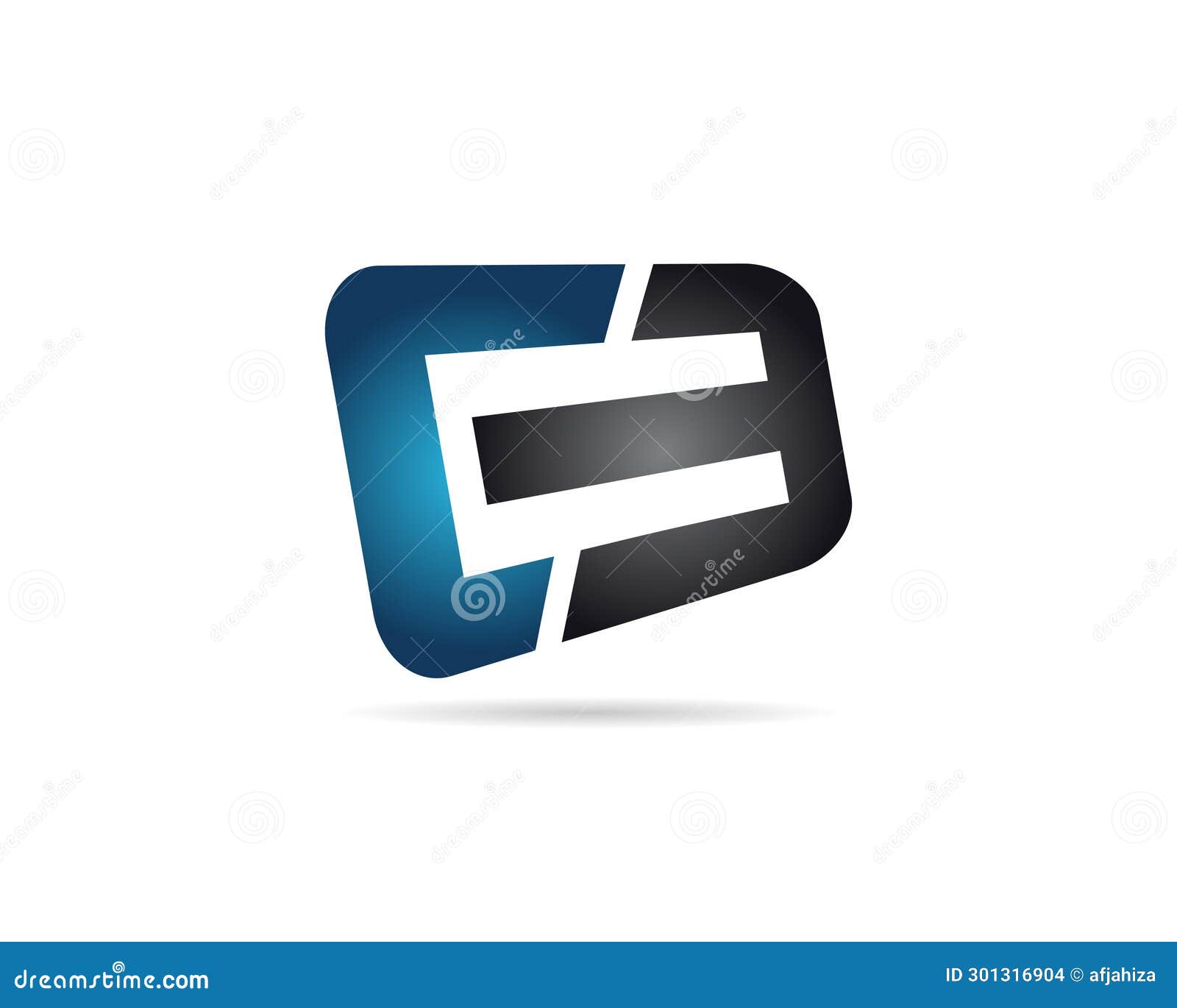 Ce Rectangular Logo Icon Template 2 Stock Illustration - Illustration ...