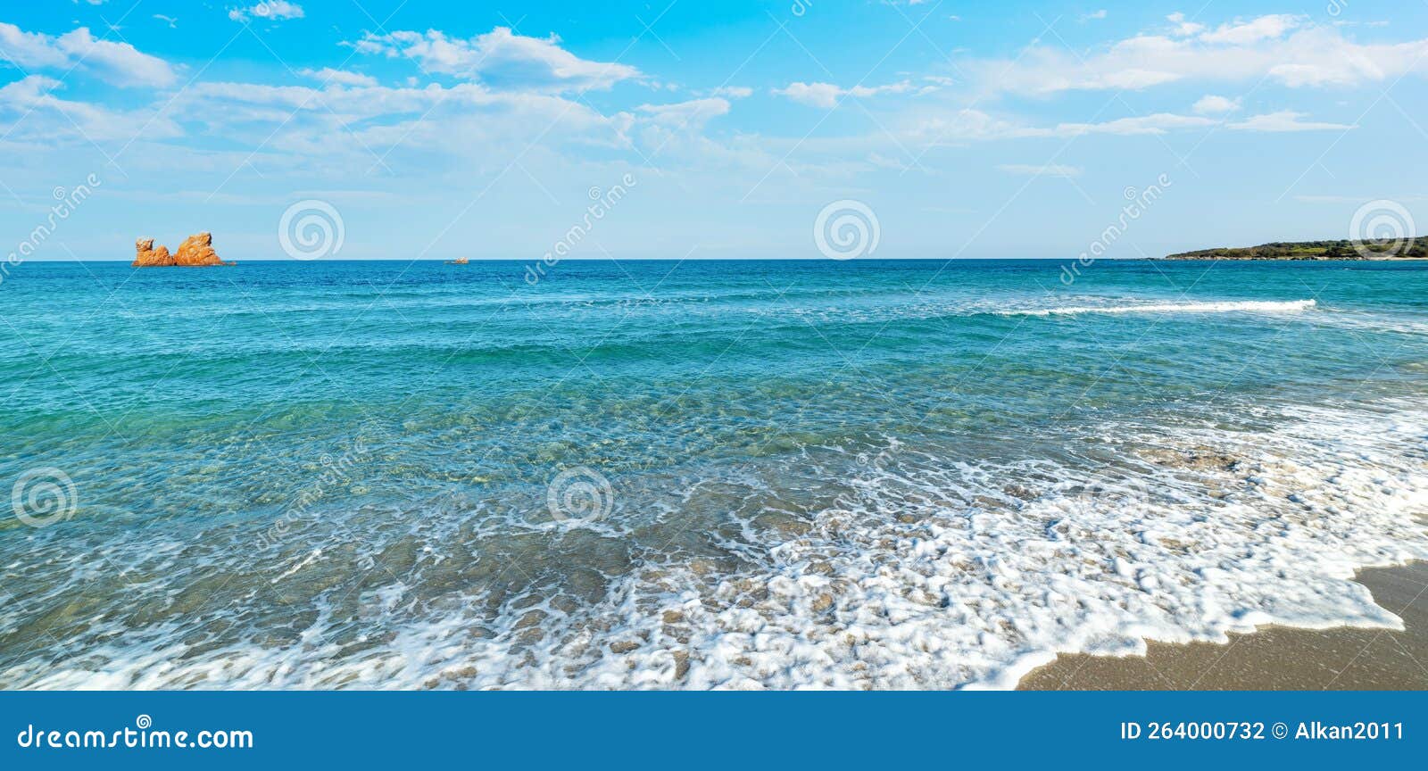 Cea Beach on a Sunny Day in Springtime Stock Photo - Image of color ...